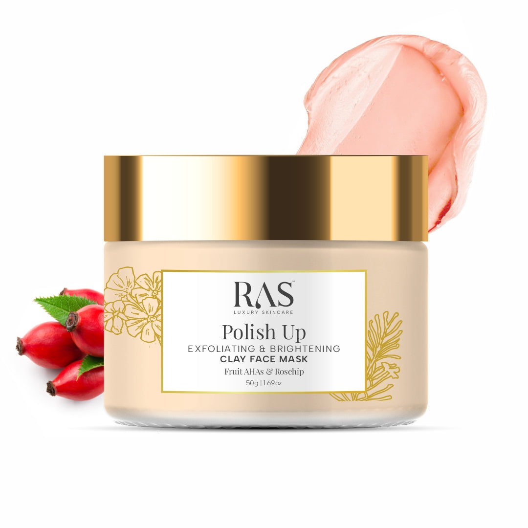Polish Up Exfoliating & Brightening Clay Face Mask – RAS Luxury Oils