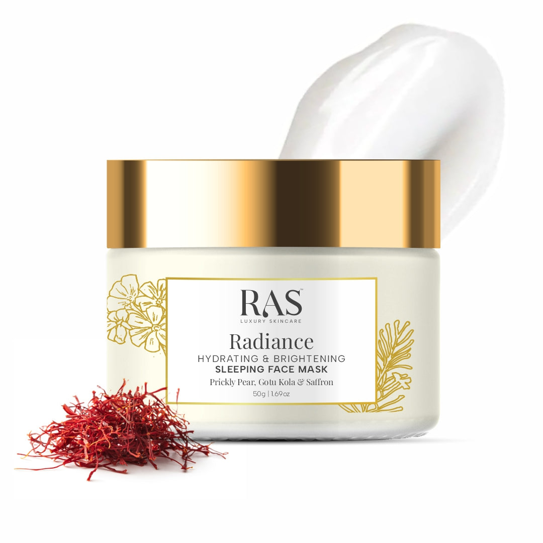 Radiance Hydrating & Brightening Sleeping Gel Face Mask – RAS Luxury Oils
